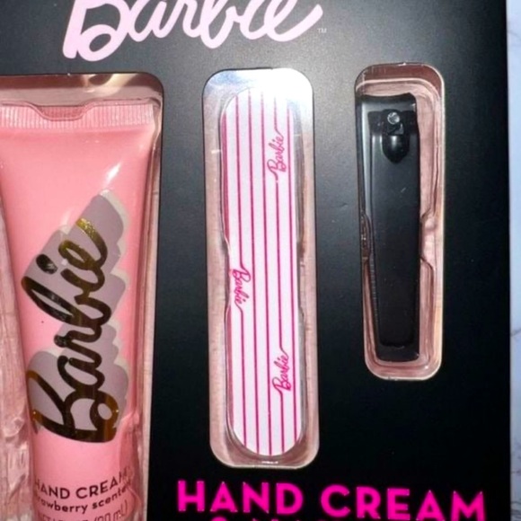 Taste Beauty | Bath & Body | Barbie Hand Cream Nail Set | Poshmark